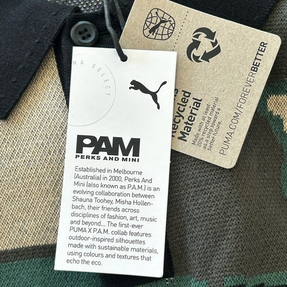 Puma | Sweaters | Puma X Perks And Mini Pam Knit Polo Sweater Men Large ...